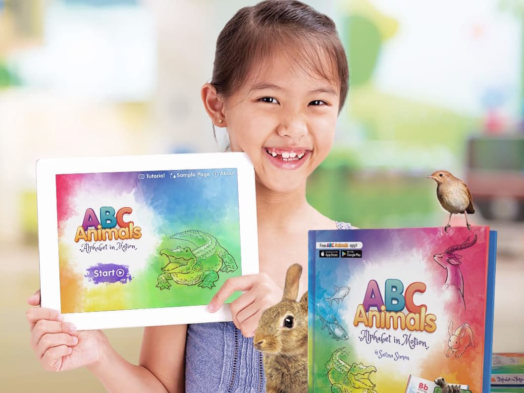 Discover the ABC Animals, Alphabet in Motion book.